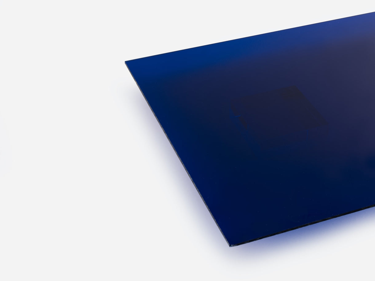 Dark Blue Transparent Acrylic Sheet - Plexiglass – T&T Plastic Land